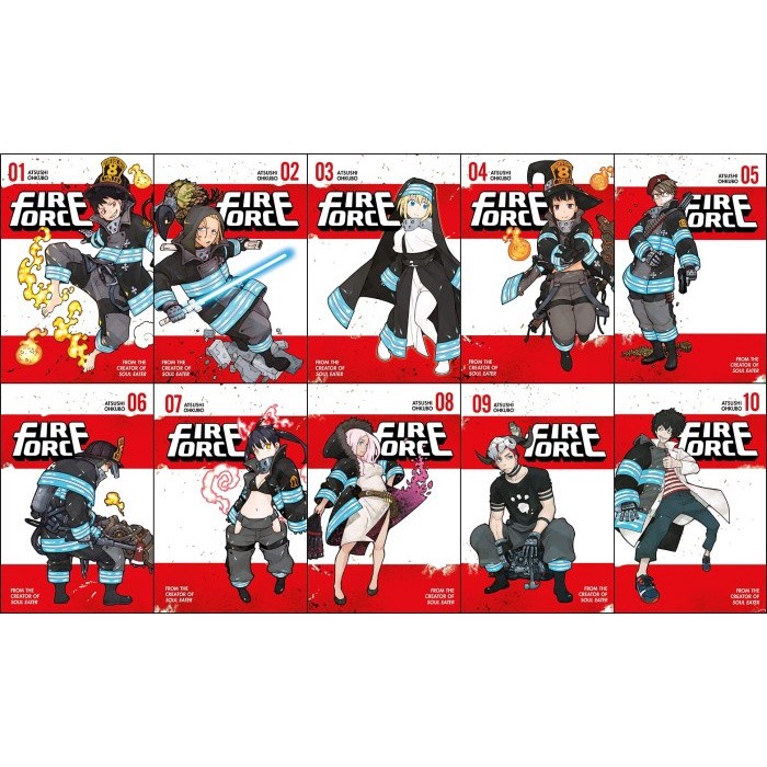 Jual Komik manga Fire force vol. (1-30) (English) | Shopee Indonesia