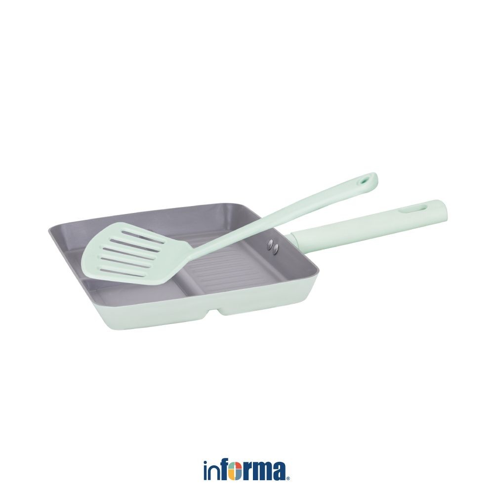 Jual Informa Cooking Color Hazel Wajan Panggang 3In1 Dengan Spatula ...