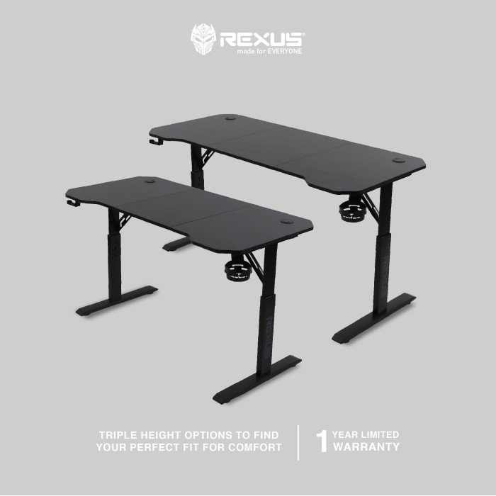 Jual Rexus Fort RXD121 RXD141 Standing Desk Gaming Meja Kantor RXD-121 ...