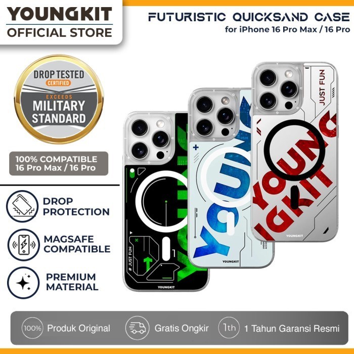 Jual Youngkit Magsafe Case iPhone 16 Pro Max / 16 Pro - Futuristic ...
