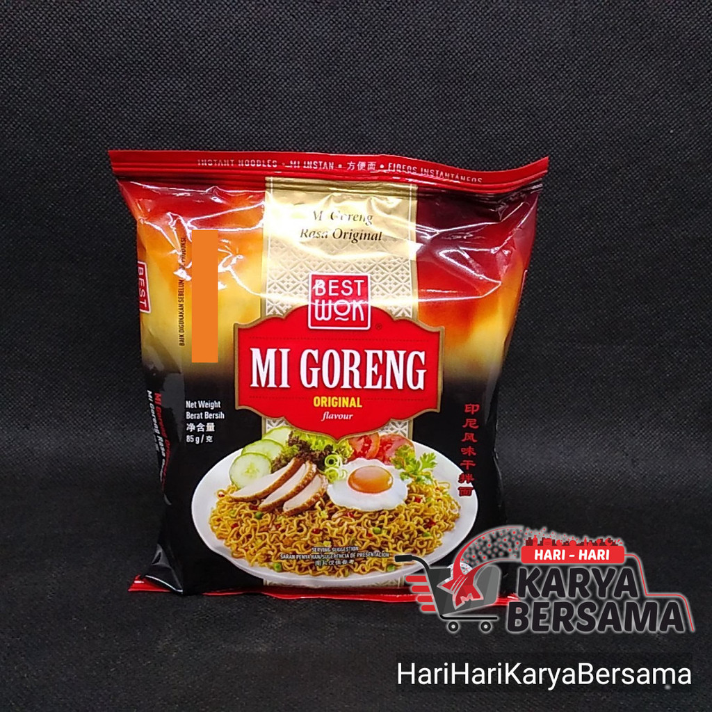 Jual MIE INSTAN BEST WOK MIE GORENG ORIGINAL 80GR | Shopee Indonesia