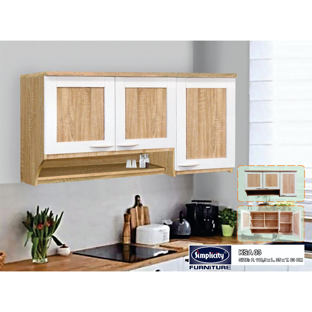 Jual Riraplastic - Simplicity Kitchen Set Atas | Kitchen Set | Lemari ...