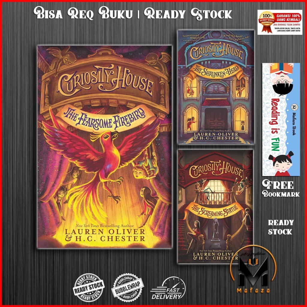 Jual Curiosity House (3 book series) by Lauren Oliver (English ...