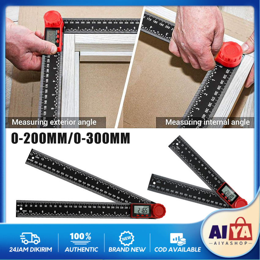 Jual Pengukur Siku Derajat Sudut Digital Waterpass 2 In 1 Digital Angle Level Ukur Sudut ...