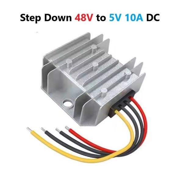 Jual StepDown Step down 10a 48V DC 5V 30 32V to 5Volt 5V 10A 48Volt to ...