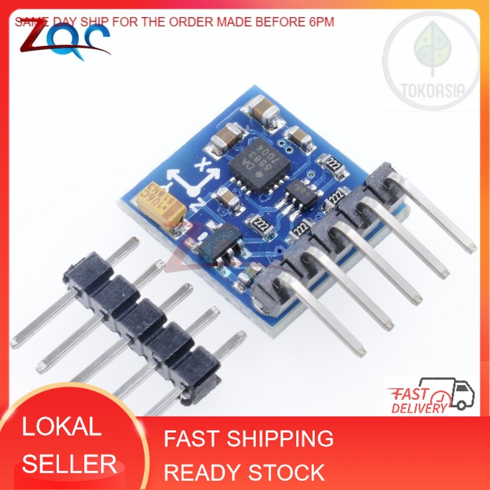 Jual (Local Stock) GY-271 HMC5883L 3V-5V Triple Axis Compass Magnetometer Sensor Module for ...