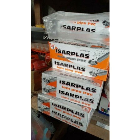 Jual Isarplas 40gr Lem Pipa Paralon Air PVC 100% Original | Shopee ...