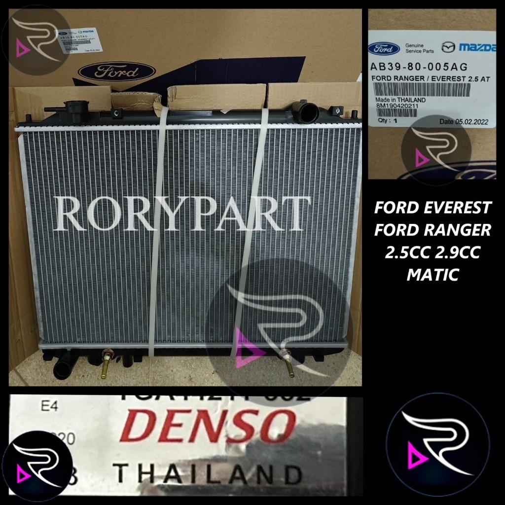Jual RADIATOR ASSY FORD RANGER FORD EVEREST 2.5CC 2.9CC MATIC ORIGINAL DENSO JAPAN | Shopee ...