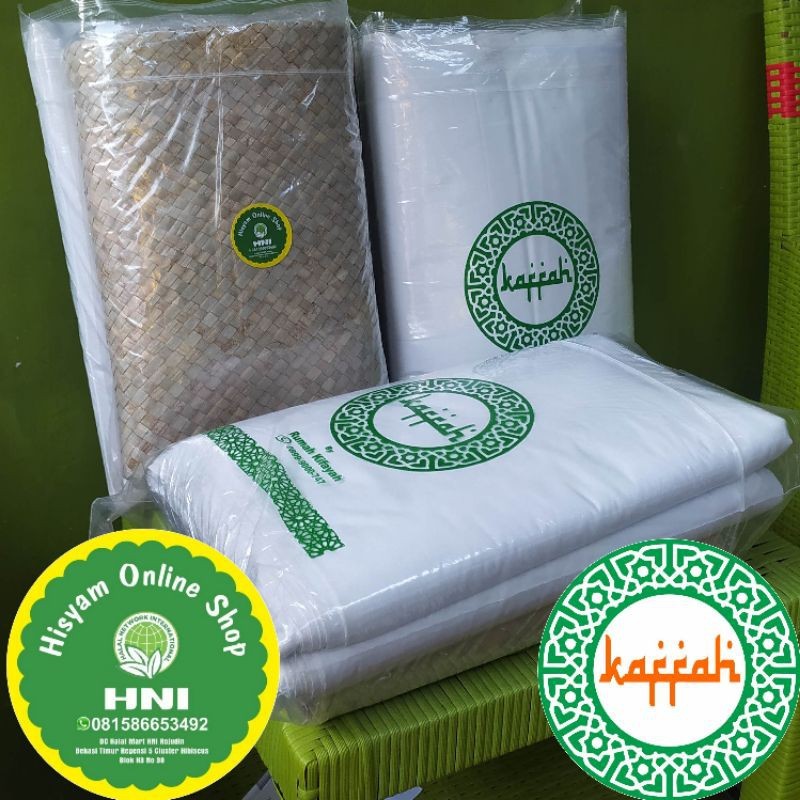 Jual Kain Kafan Super dilengkapi Tikar Pandan | Shopee Indonesia
