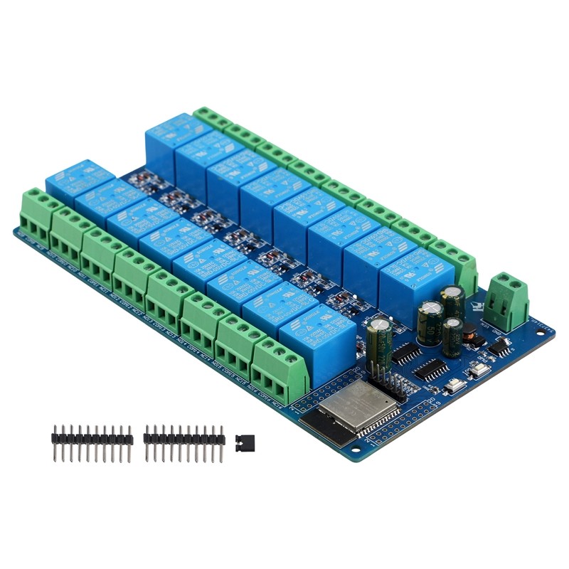 Jual 16 Channel Relay Module DC5-12V Power Supply ESP32 Development ...