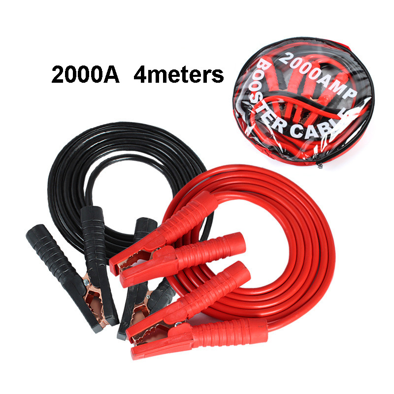 Jual 4 Meters 2000A Car Battery Jump Leads Booster Cables Emergency ...