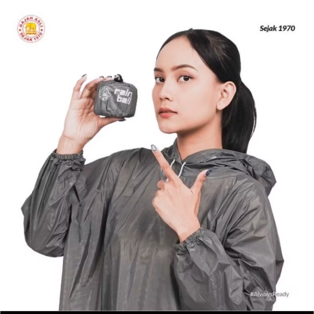 Jual Jas Hujan Rainball Ponco Mini Rainball Traveling Elephant Brand ...