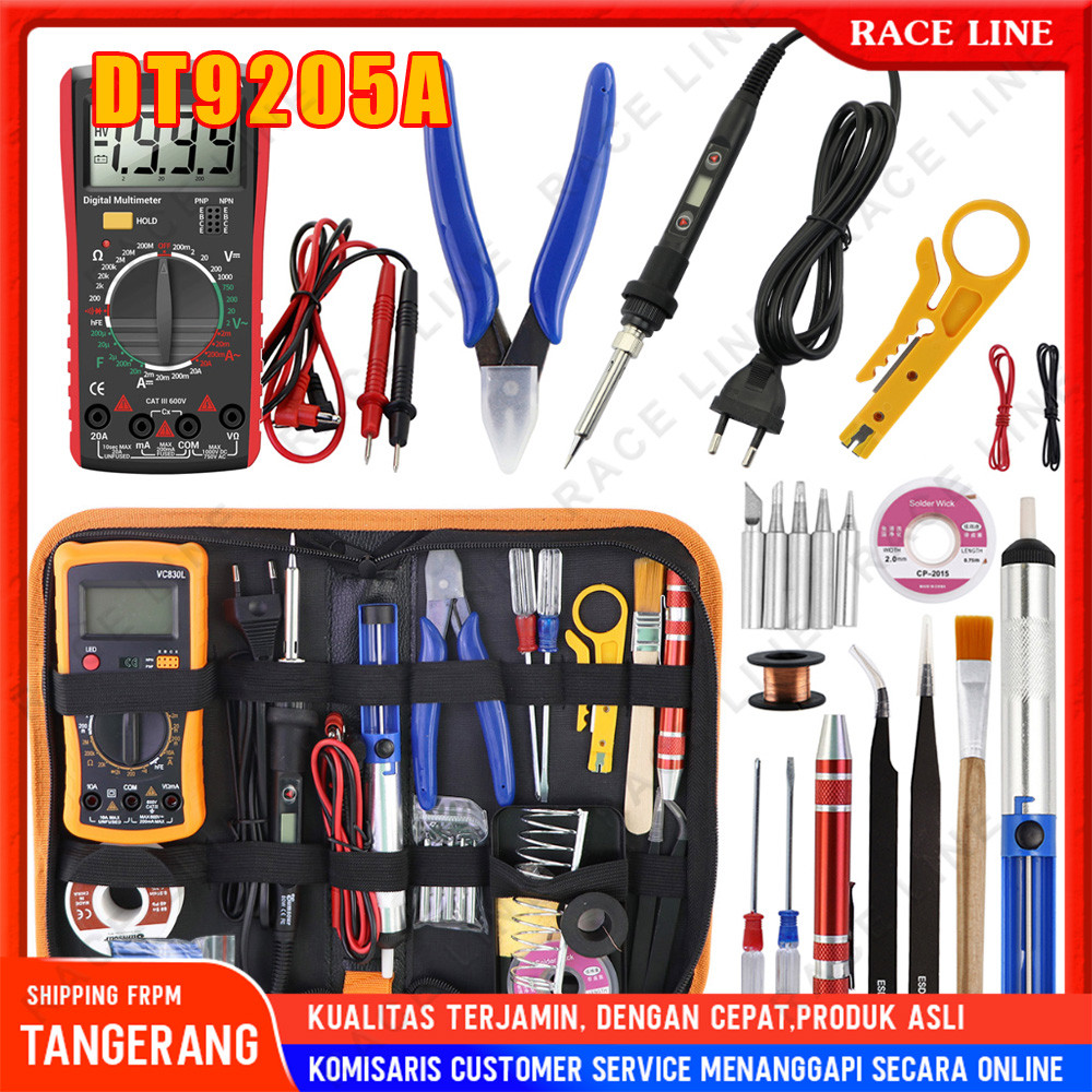 Jual Paket Solder Listrik 220V 60W Lengkap Set Solder Listrik Lengkap dengan Multimeter Iron ...