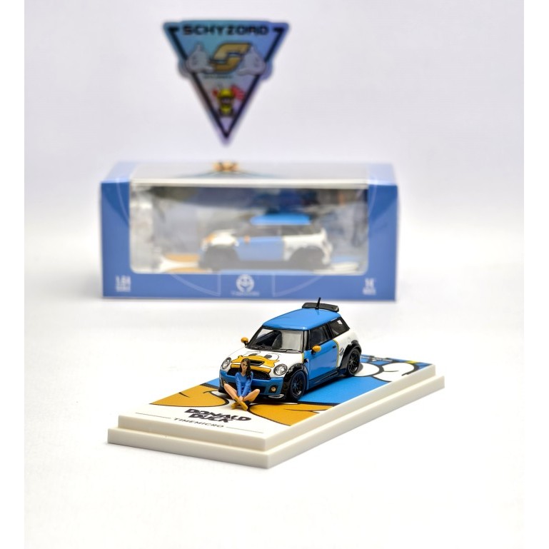 Jual Time Micro Mini Cooper Donald Duck Model Girl Figure Limited ...