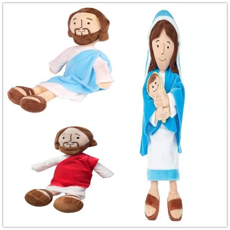 Jual Jesus Doll Plush Religious Figure ristening Religious Easter ...