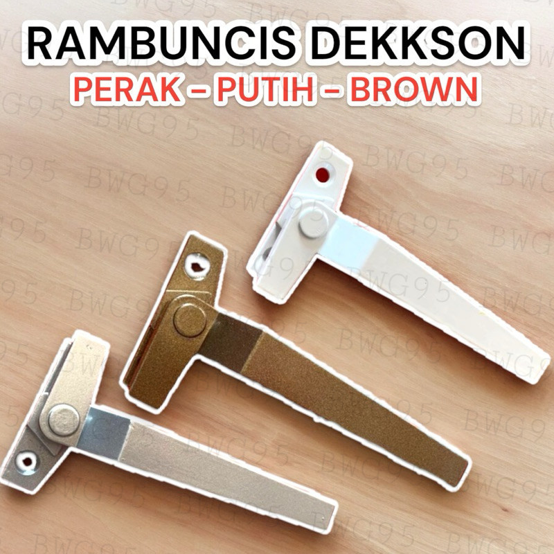 Jual Deksson Rambuncis Handle Jendela Alumunium / Kunci Grendel ...
