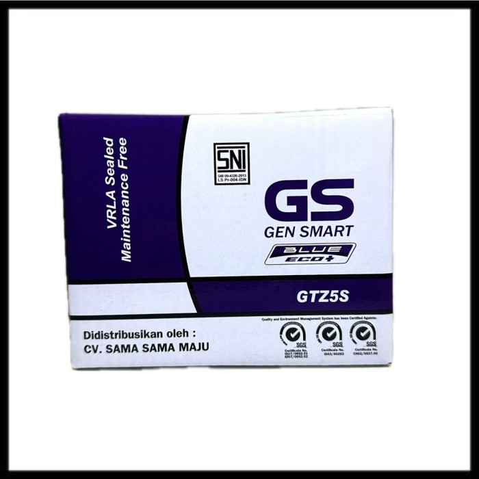 Jual Aki Motor Yamaha Xride X ride GTZ5S GS Y Accu Kering | Shopee ...