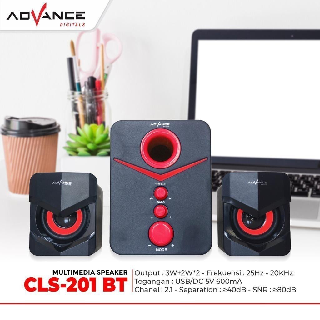 Jual Speaker Laptop / Speaker multimedia 2.1 Bluetooth Advance CLS-201BT | Shopee Indonesia
