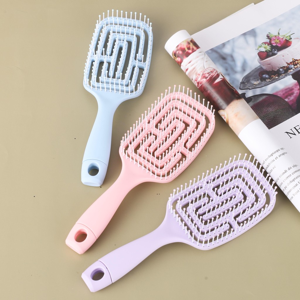 Jual Sisir Rambut Anti Kusut Dan Rontok Sisir Rambut Keriting Basah ...
