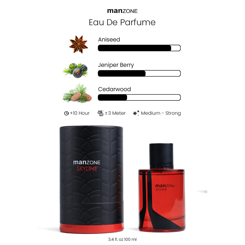 Jual MANZONE - Parfum Skyline 100ml - Red | Shopee Indonesia