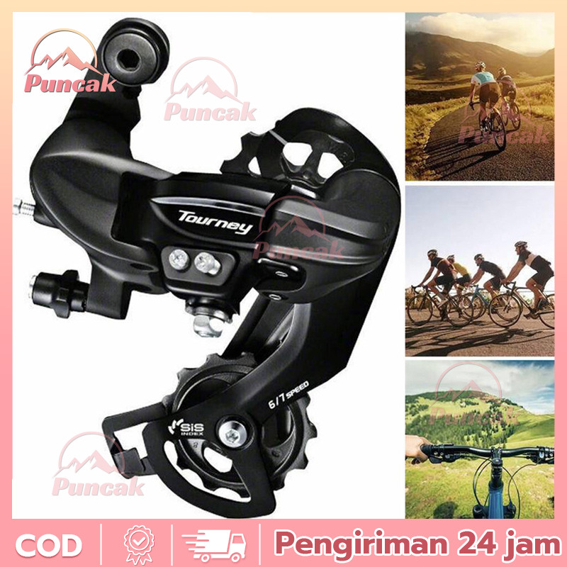 Jual 【PUNCAK】RD Shimano TX35 Tourney 6/7/8 Speed Rear Derailleur TX 35 ...
