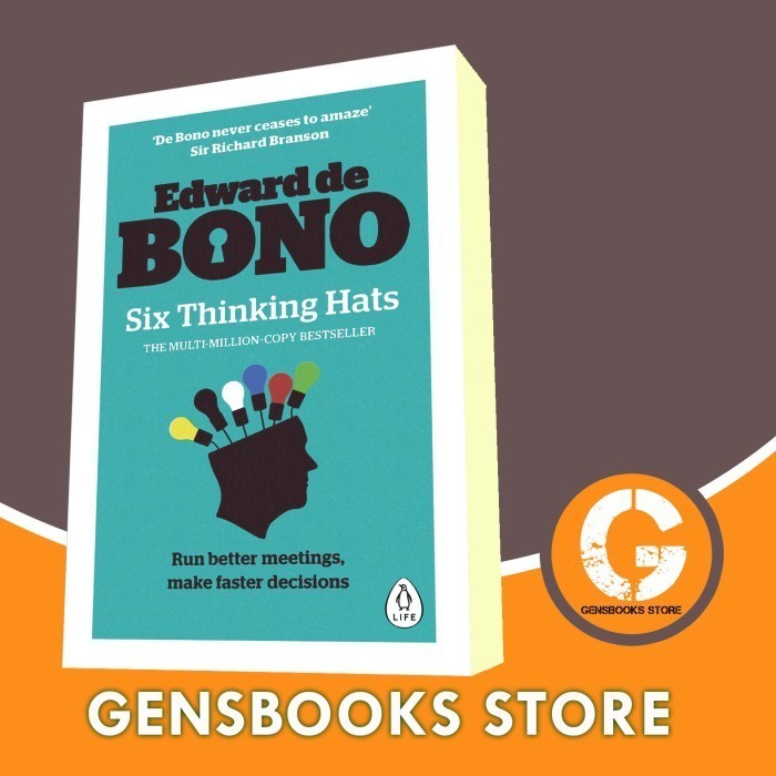 Jual Buku Six Thinking Hats Edward de Bono | Shopee Indonesia