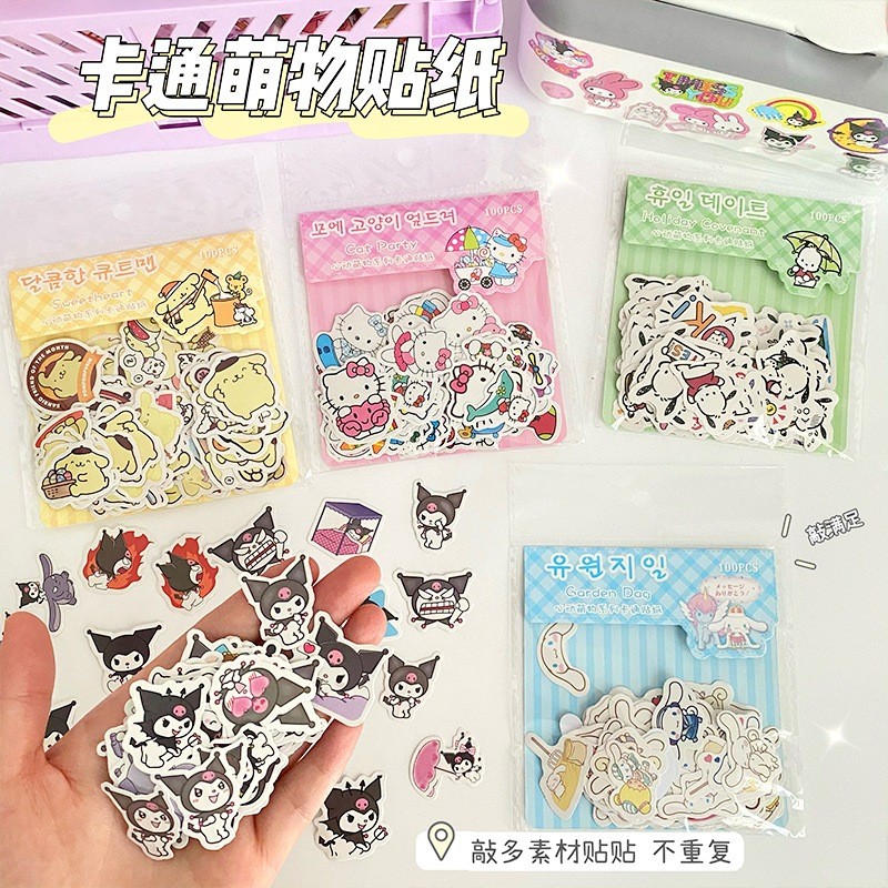 Jual ( SYQ)(60 PCS) STIKER SANRIO WATERPROOF KARTUN JEPANG CINNAMOROLL ...
