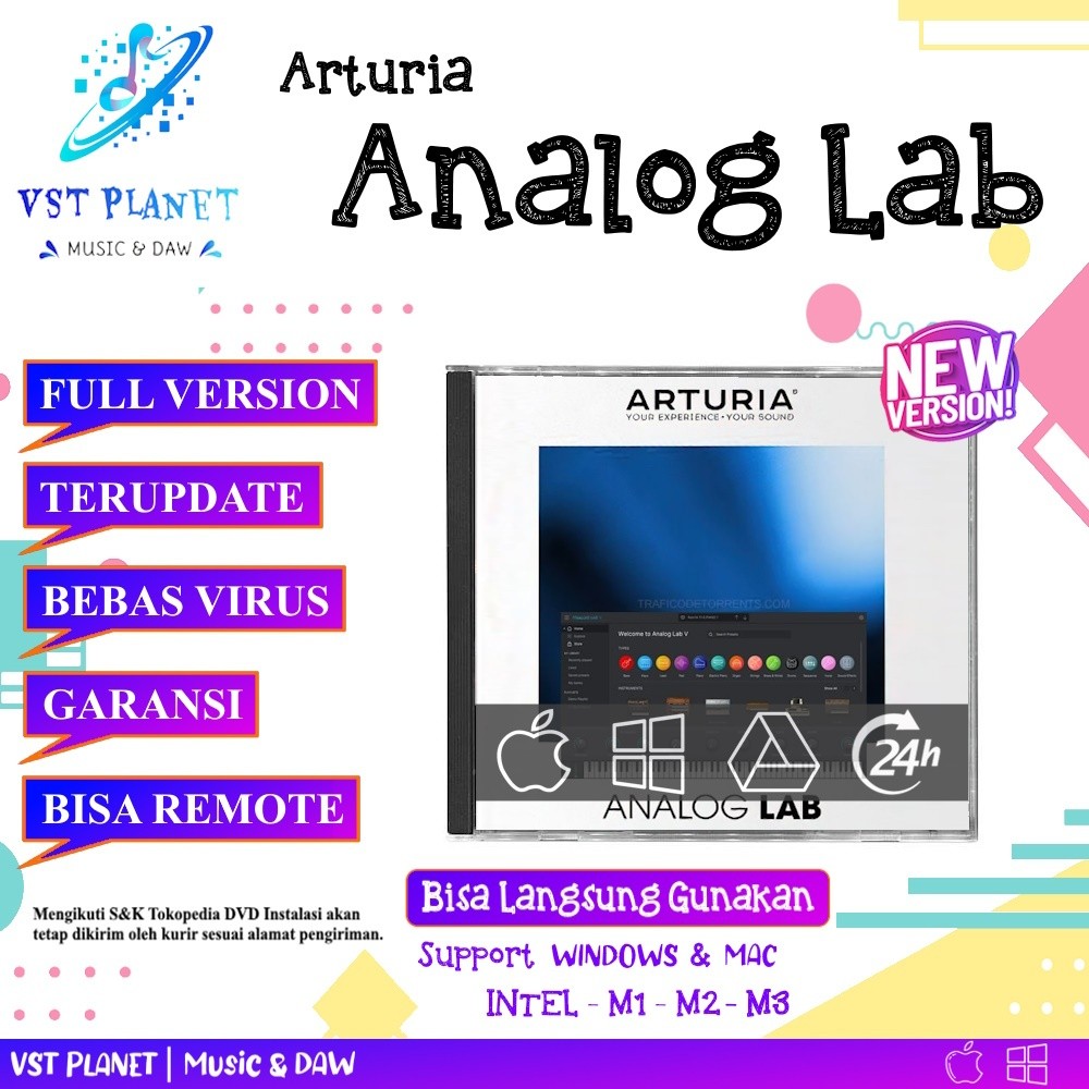 Jual Arturia Analog Lab Plugin Terupdate Permanent WIN/MAC INTEL M1 M2 ...