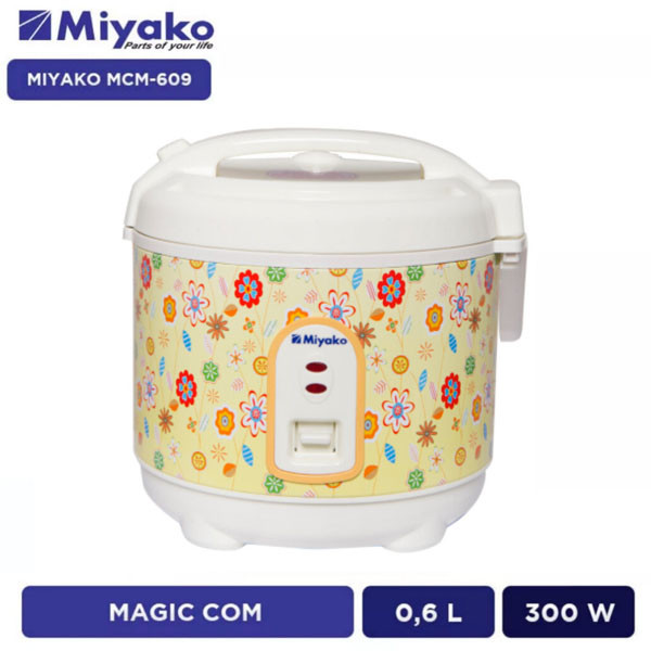 Jual [BEBAS ONGKIR] Miyako Multi Fungsi Magic Com / Rice Cooker MCM 609 ...