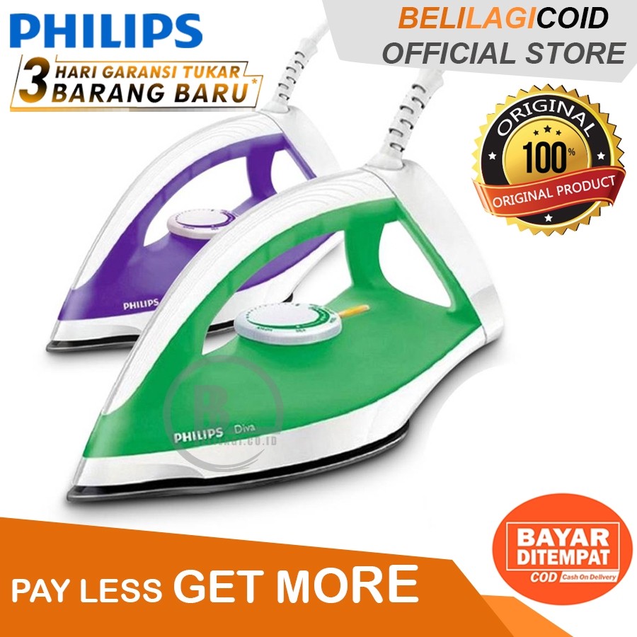 Jual [COD OK] Philips RESMI Setrika GC 122 / ORIGINAL SETRIKA PHILIPS GC122 | Shopee Indonesia