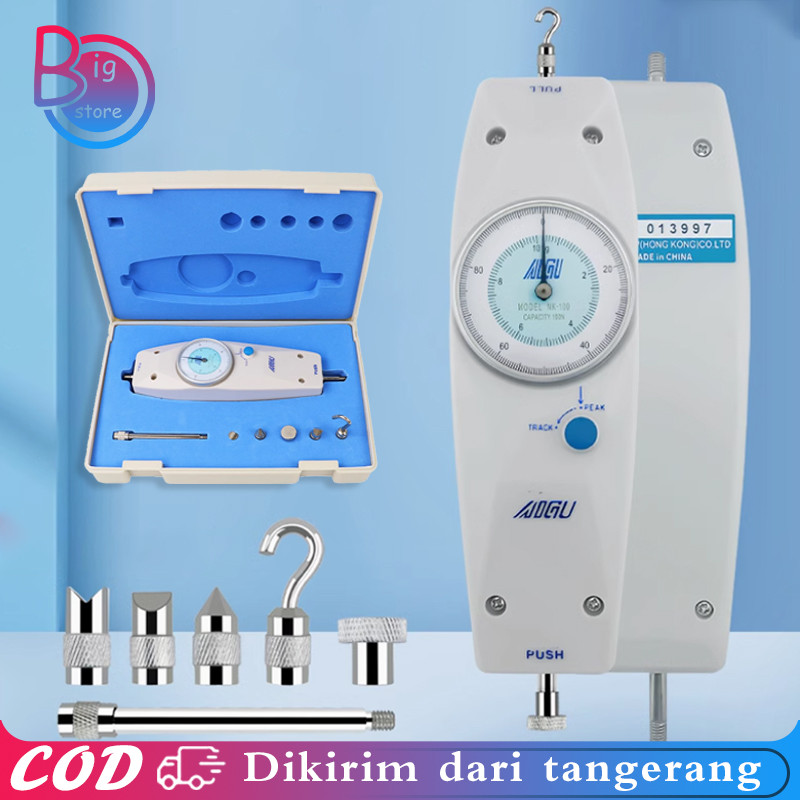 Jual Force Gauge 50kg Ukur Kekuatan Tarik Tekan Push Pull Nk-500n ...