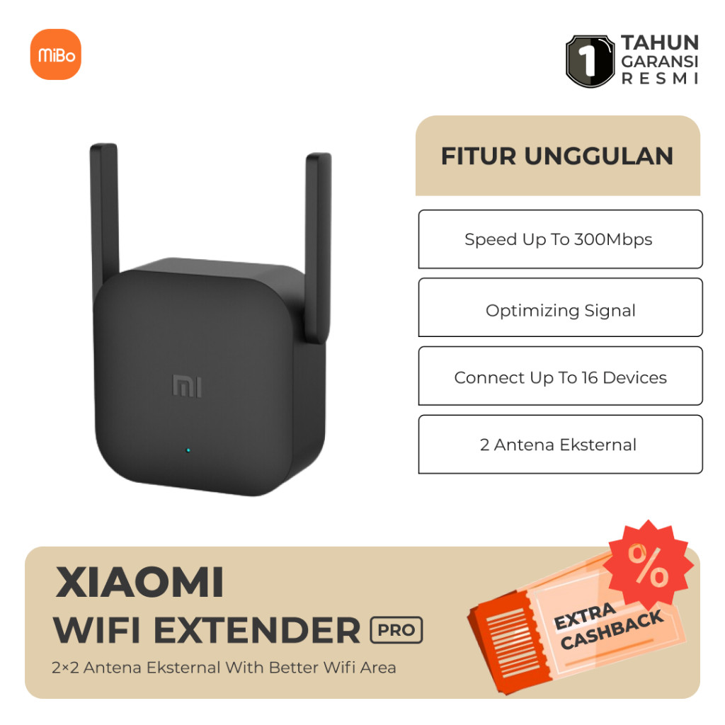 Jual Xiaomi Mi WiFi Range Extender Pro 300Mbps Penguat Signal Wifi ...