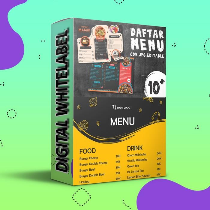 Jual 15 Desain Buku Menu Eksklusif - CDR | Shopee Indonesia