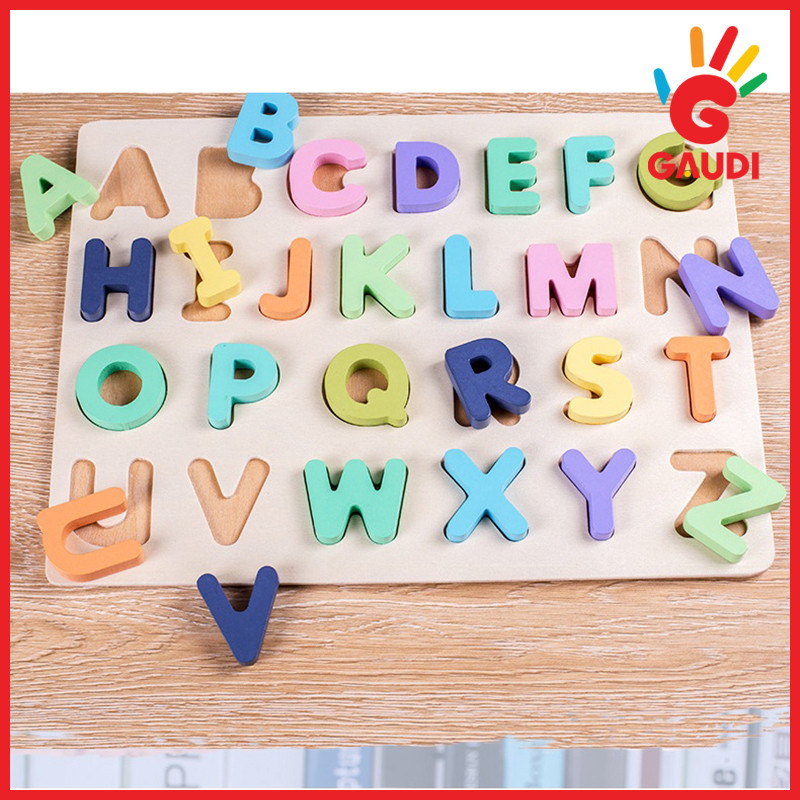 Jual Gaudi Puzzle Kayu Edukasi/Puzzle knob/Mainan Edukasi Anak Puzzle ...