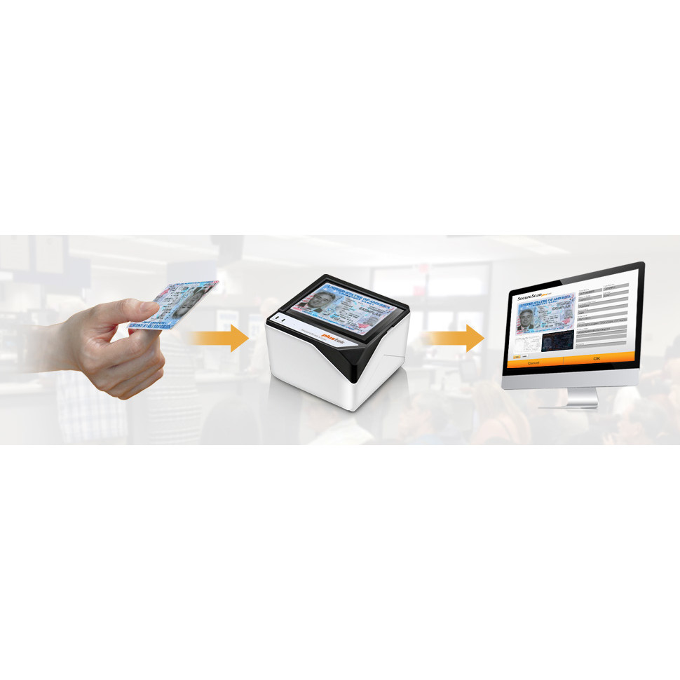 Jual Plustek X-Cube Industrial Card Reader for Passport ID Card OCR SDK ...