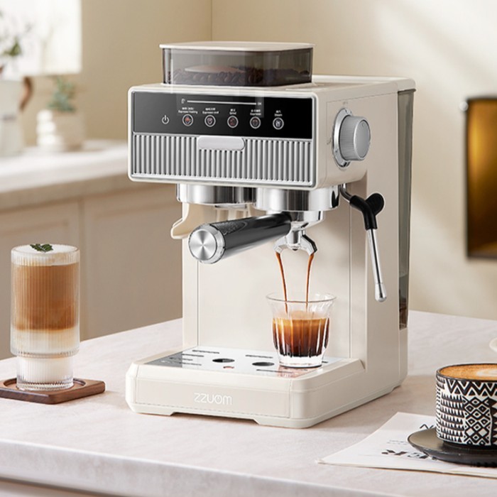 Jual Mesin Kopi Espresso 20 Bar 1350W dengan Grinder 20 Level & Steam ...