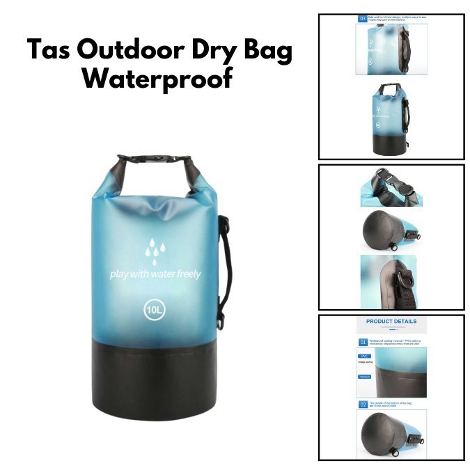 Jual TRFF Tas Outdoor Waterproof Bucket Dry Bag DB51 | Shopee Indonesia