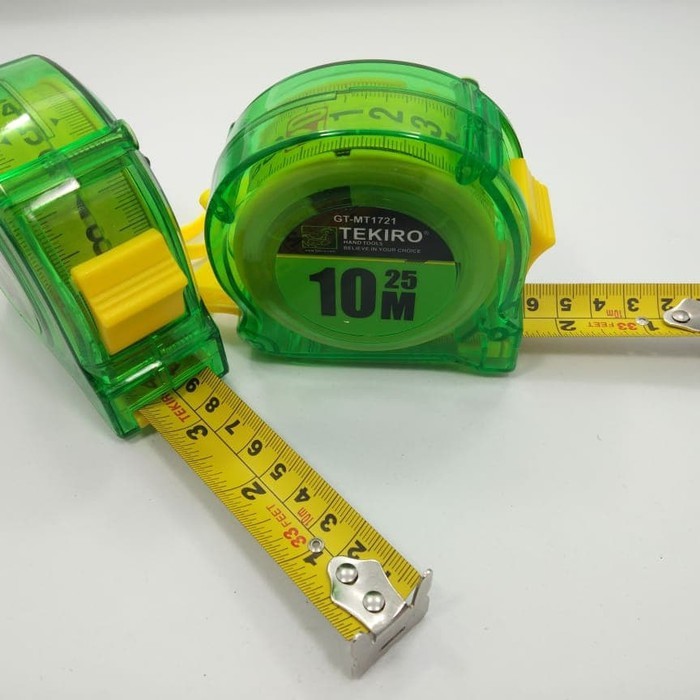 Jual HARGA PROM!! TEKIRO Meteran Tangan Transparan 10Meter Standard ...