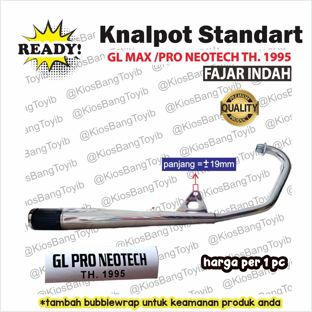Jual Knalpot Standart Standar ORIGINAL Honda GL MAX / PRO NEOTECH ...