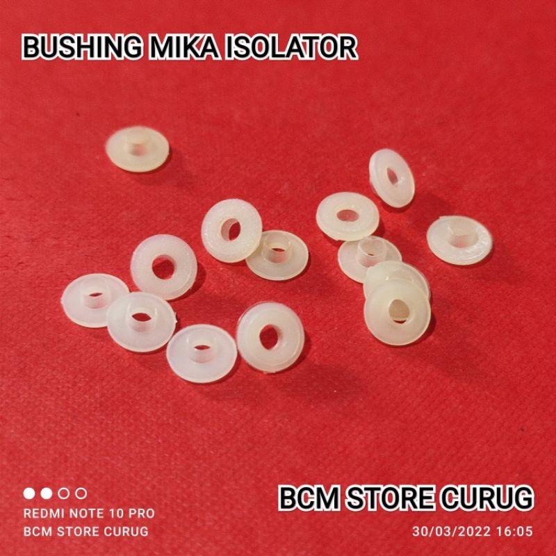 Jual 10 BUAH PLASTIC NYLON BUSHING MIKA ISOLATOR BUSING TRANSISTOR ...
