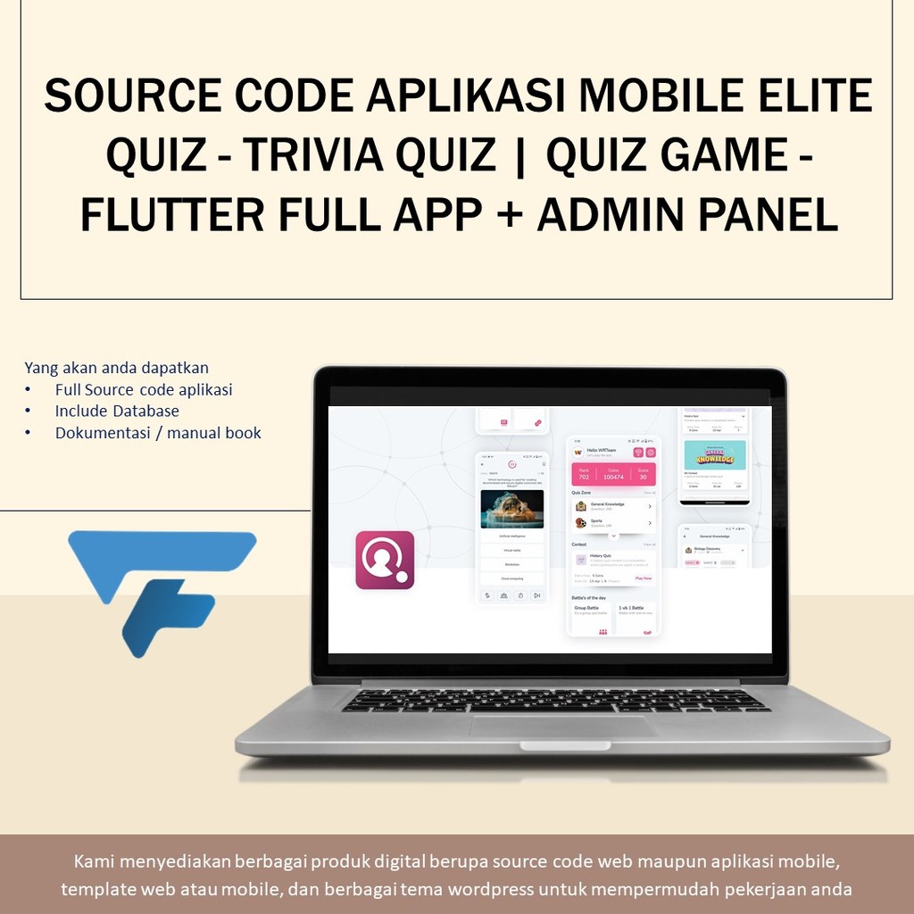 Jual SOURCE CODE APLIKASI MOBILE ELITE QUIZ - TRIVIA QUIZ | QUIZ GAME ...