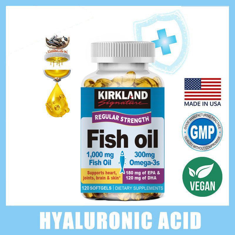 Jual Fish Oil Capsules 1000 mg Good for heart health, strong joints ...