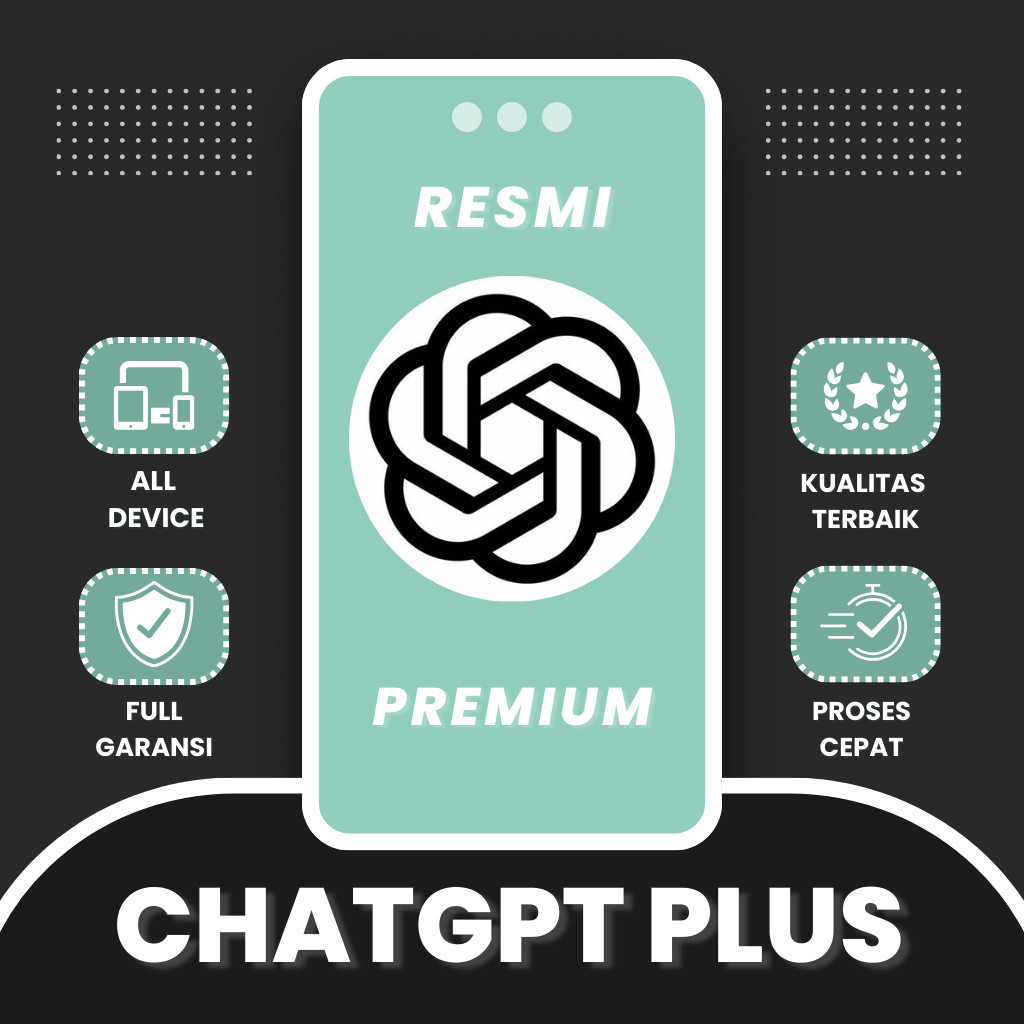 Jual ChatGPT 4o PREMIUM Chat GPT Openai Premium 1 Tahun | Shopee Indonesia