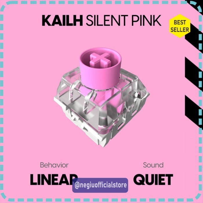 Jual (TTP) Pulsar Kailh Switch Speed Silent Clicky Mechanical Switch ...