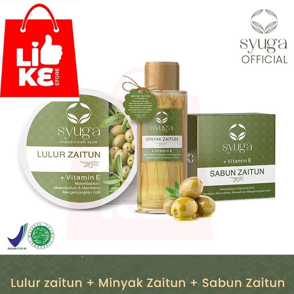 Jual Syuga (Minyak Zaitun/Sabun/Lulur) ZAITUN - MURAH | Shopee Indonesia