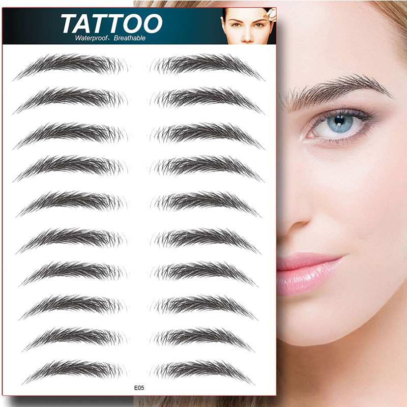 Jual (wk acc) stiker Tato Alis isi 10 pasang / Sticker Alis / Cetakan ...