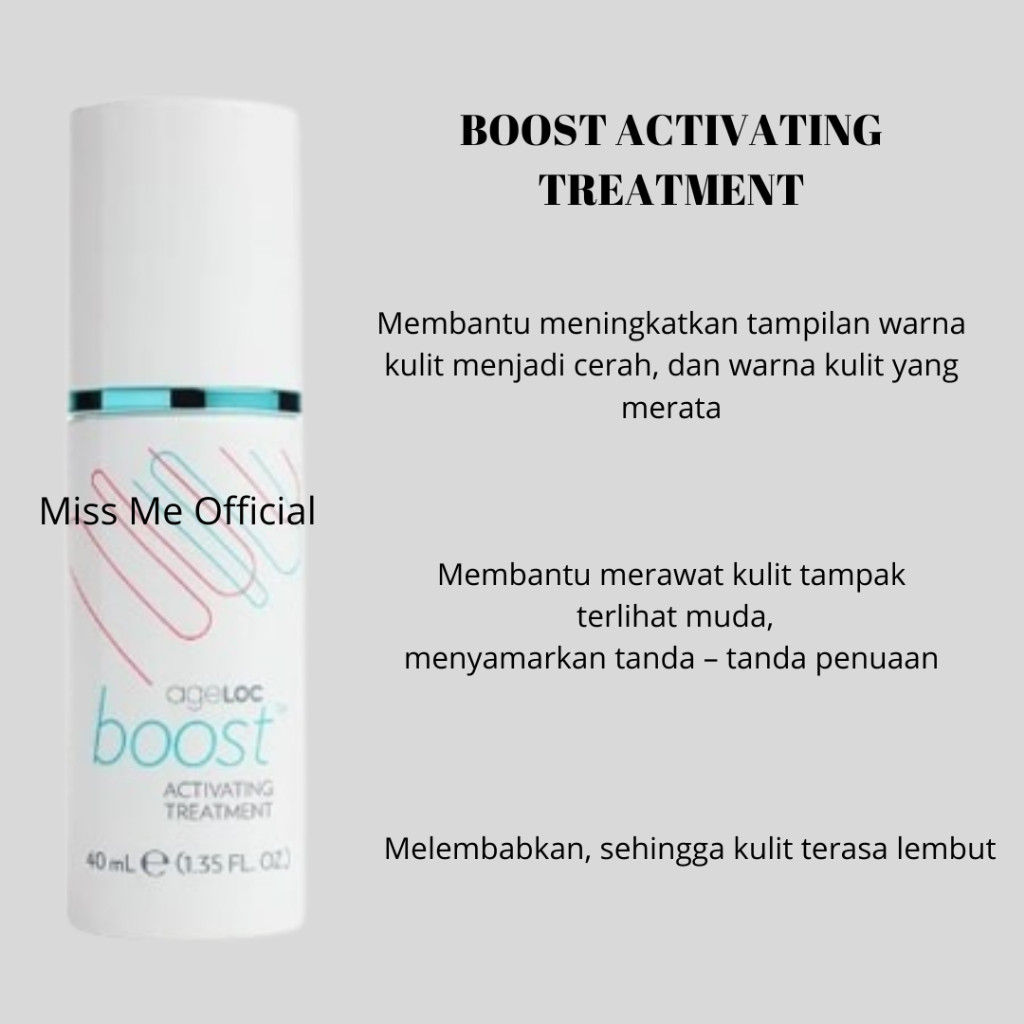 Jual JUAL SERUM BOOST 40 ML ED 04/2026 BOOST ACTIVATING TREATMENT/PERAWATN WAJAH | Shopee Indonesia