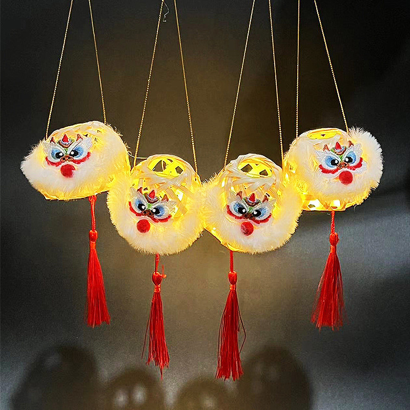 Jual Lentera Bambu Wooden Bamboo Lantern Hiasan Lampion Gantung Imlek ...