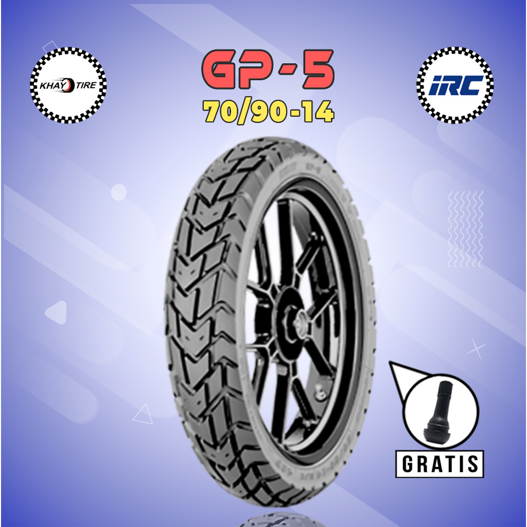 Jual Ban Motor Matic IRC GP5 70/90 Ring 14 Tubeless | Shopee Indonesia