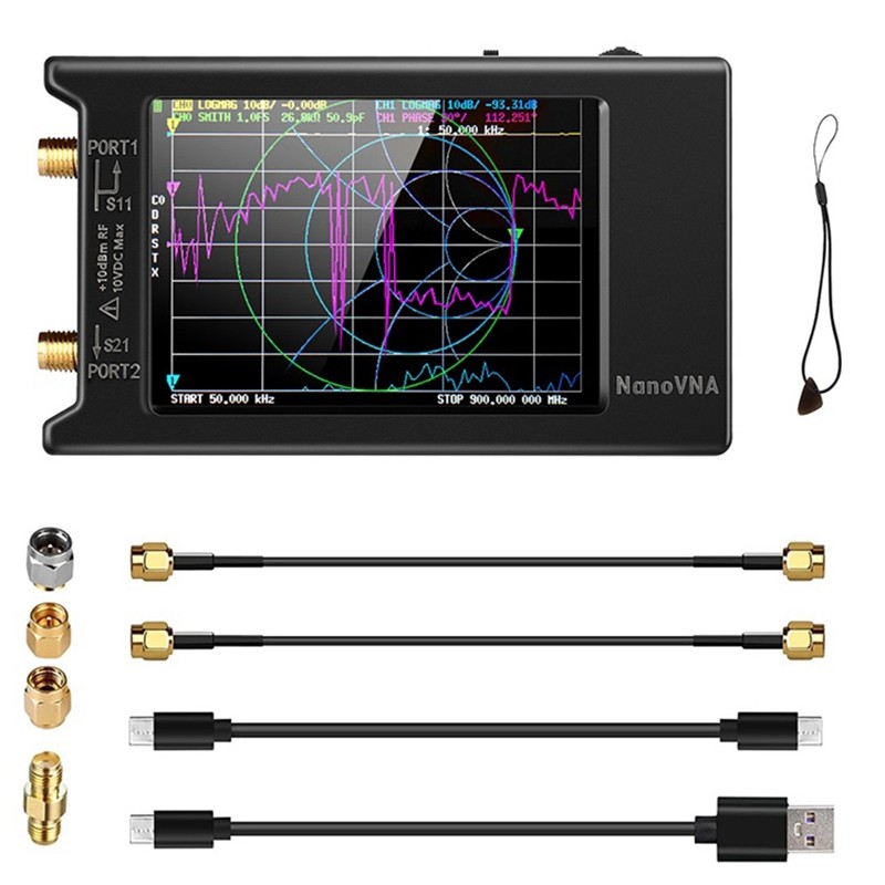 Jual Nanovna-H Vector Network Antenna Analyzer 10Khz-1.5Ghz MF HF VHF ...